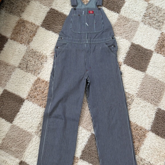 Dickies | Pants & Jumpsuits | Dickies Blue And White Pinstriped ...